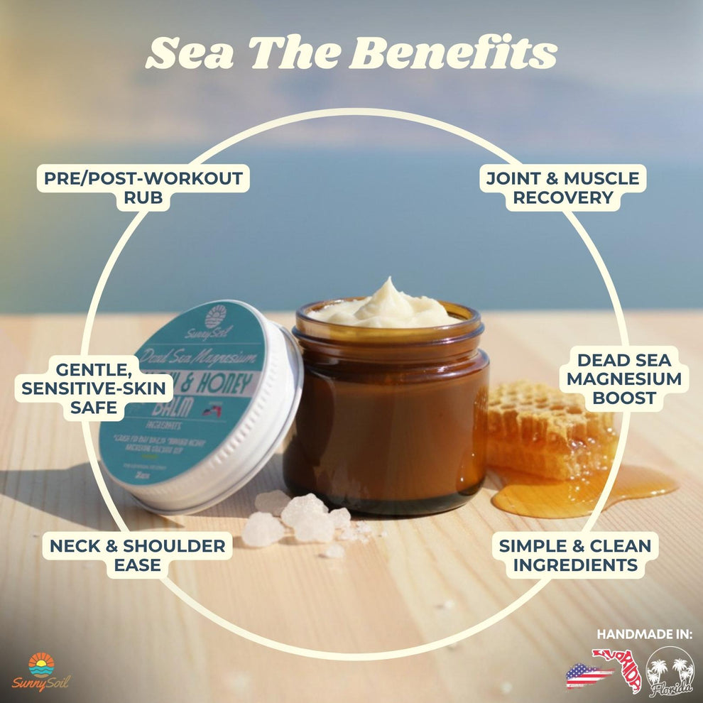 *NEW* Dead Sea Magnesium Tallow & Honey Balm – SunnySoil