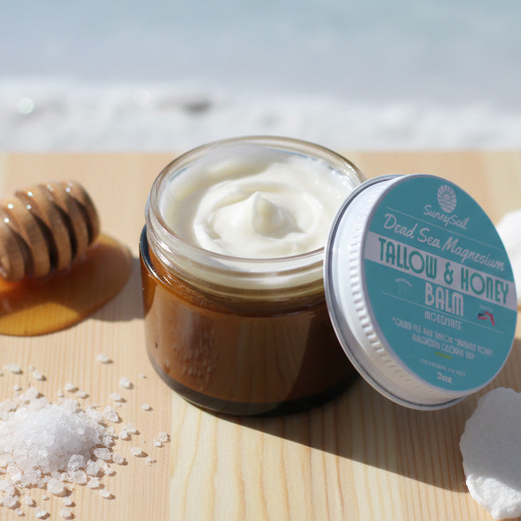 *NEW* Dead Sea Magnesium Tallow & Honey Balm – SunnySoil