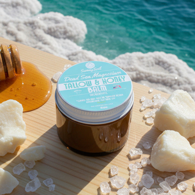 *NEW* Dead Sea Magnesium Tallow & Honey Balm – SunnySoil
