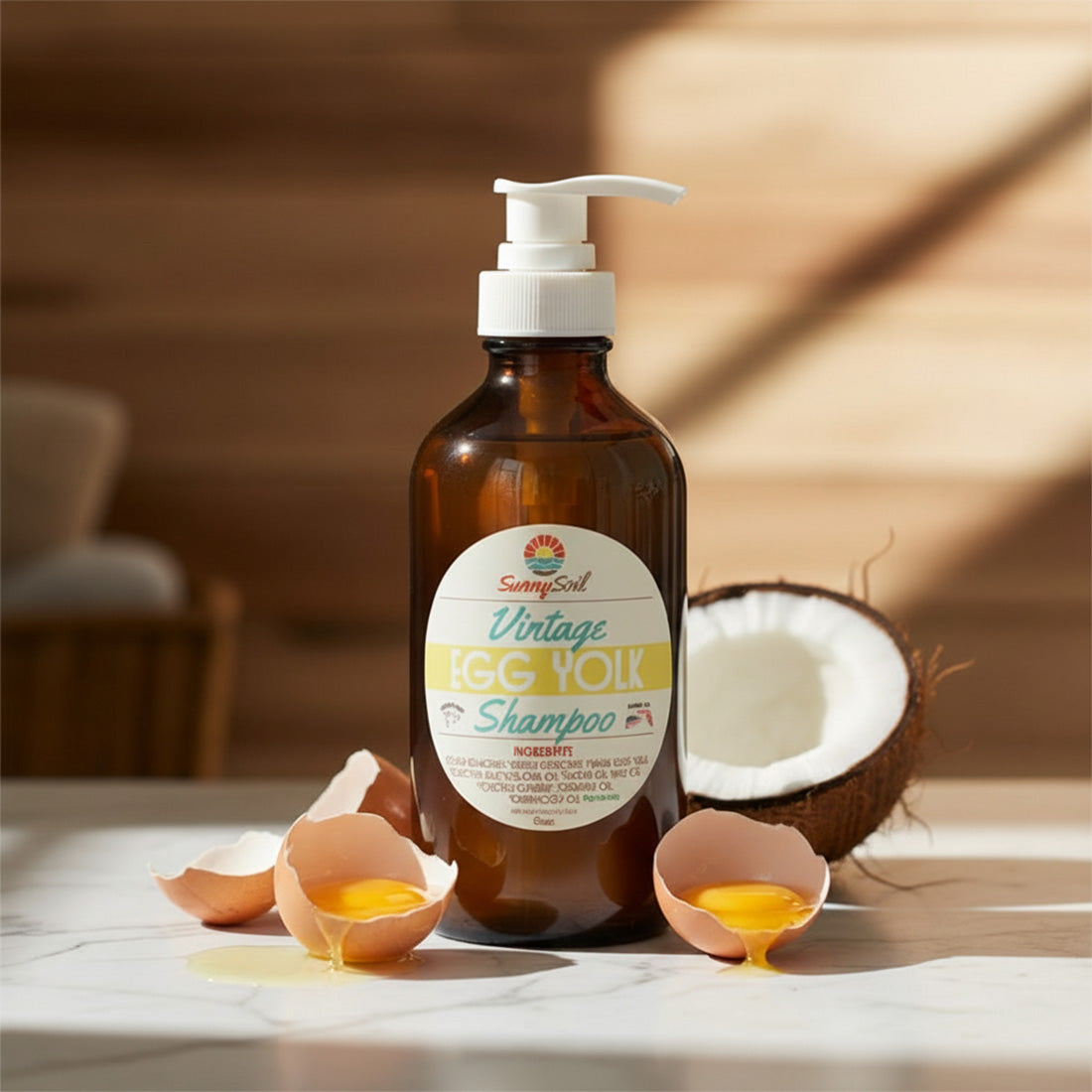 *NEW* Vintage Egg Yolk Shampoo (8oz) – SunnySoil